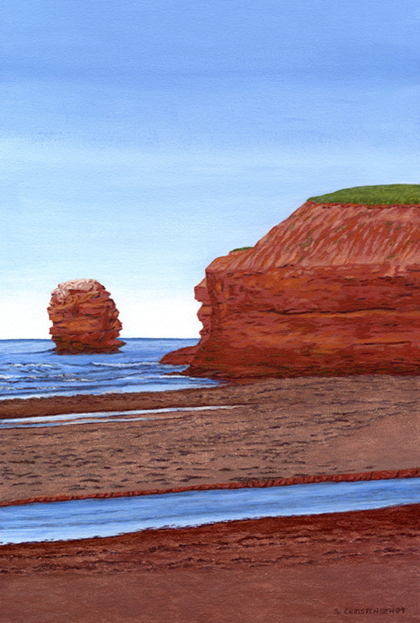 Evening Walk at Sea View PEI - Susan Christensen Art